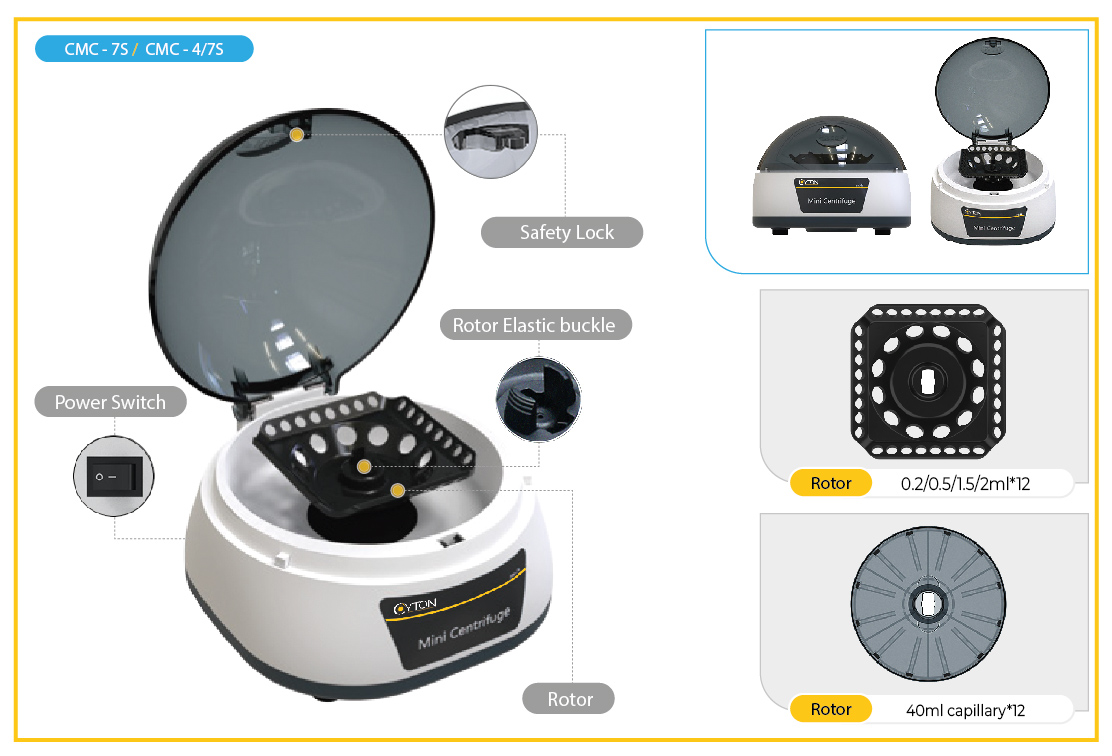 Mini Centrifuge - CYTON LABORATORY INSTRUMENTS