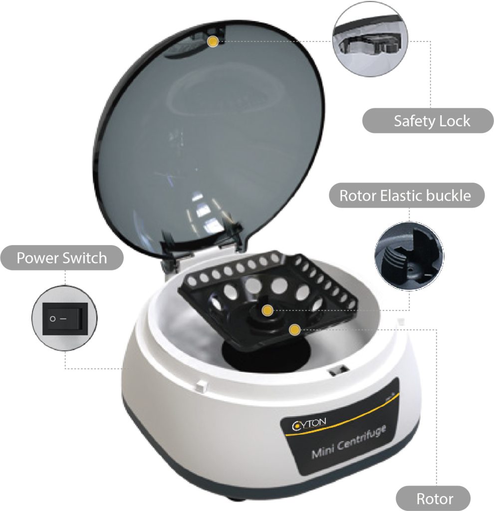 Mini Centrifuge - CYTON LABORATORY INSTRUMENTS